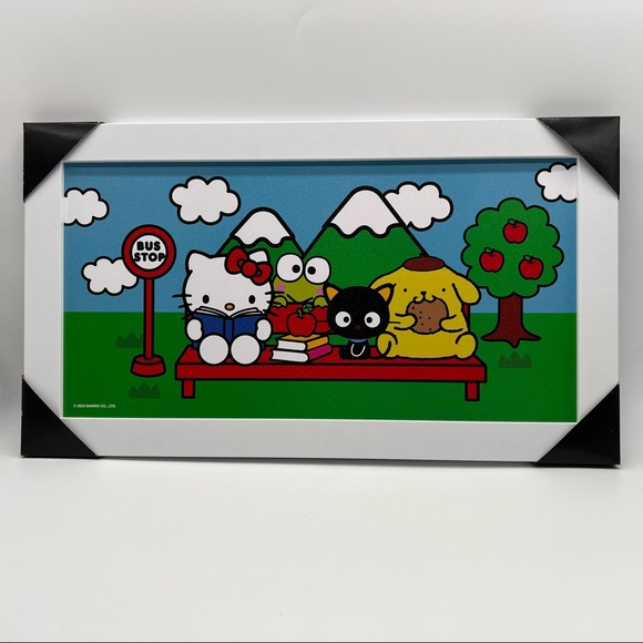 Wall Decor | 222 Sanrio Hello Kitty Wall Sign Poster Bus Stop Kerropi ...